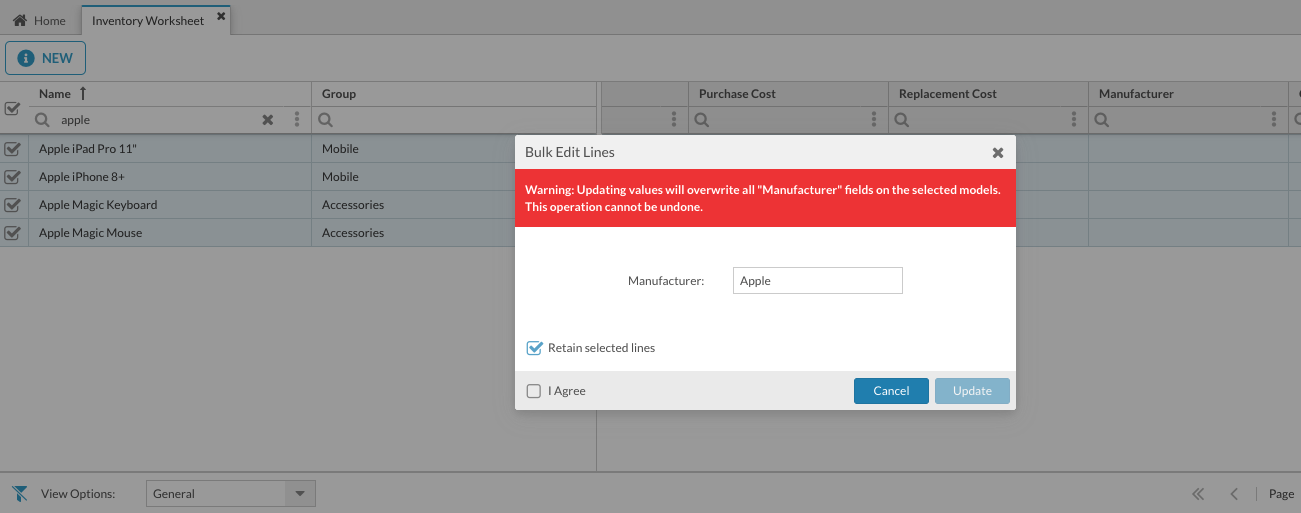 Inventory Worksheet – Flex Rental Solutions